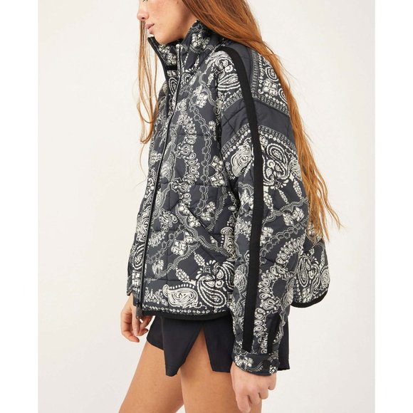 Free People | Jackets & Coats | Nwt Fp Movement Printed Pippa Packable ...